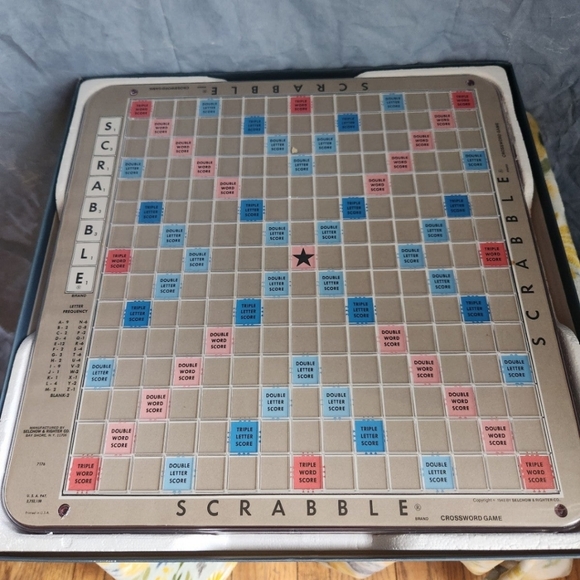 Scrabble | Toys | Vintage Scrabble Deluxe Edition No 7 With Turntable ...